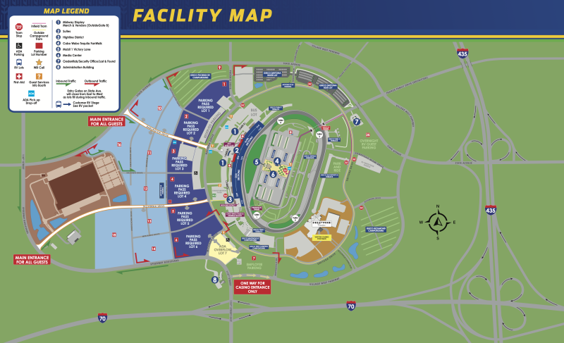 MAPS | KANSAS SPEEDWAY